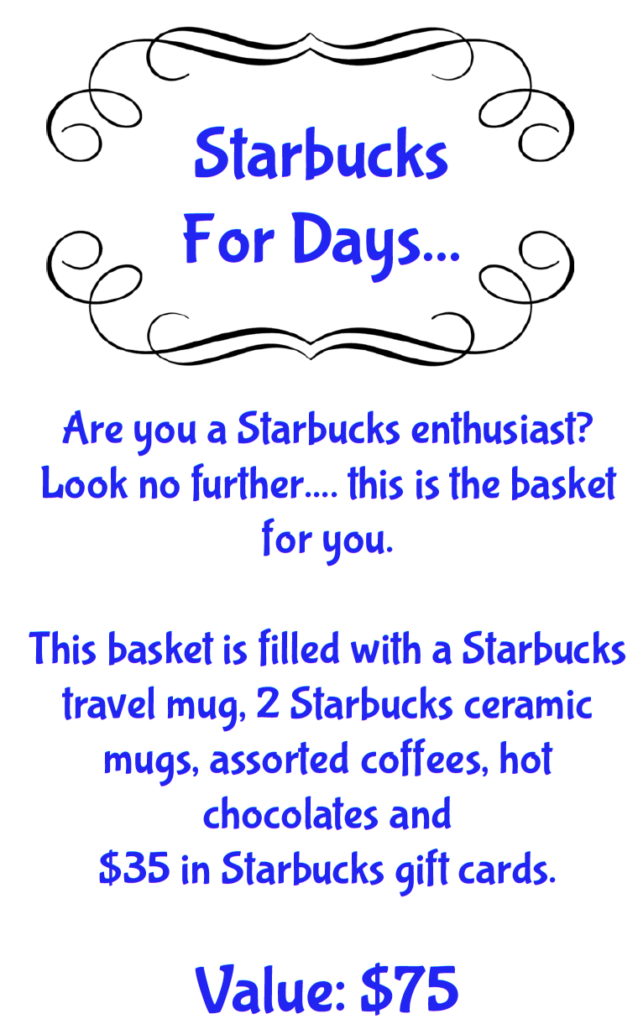 raffle-starbucks - Mount Notre Dame High School