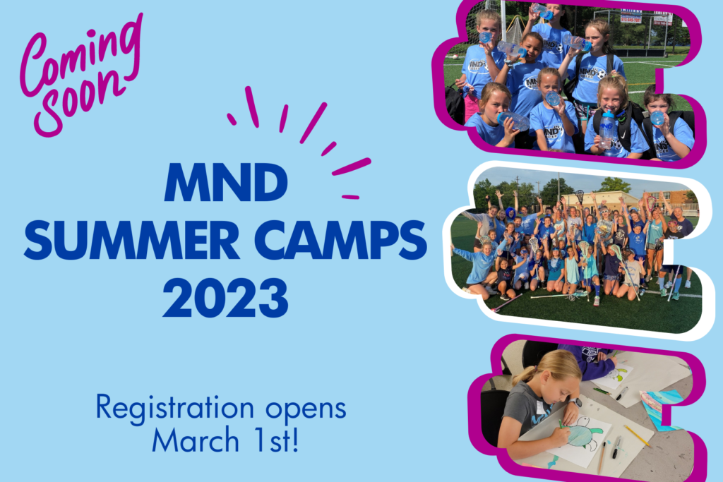 2023 camps coming soon - Mount Notre Dame High School